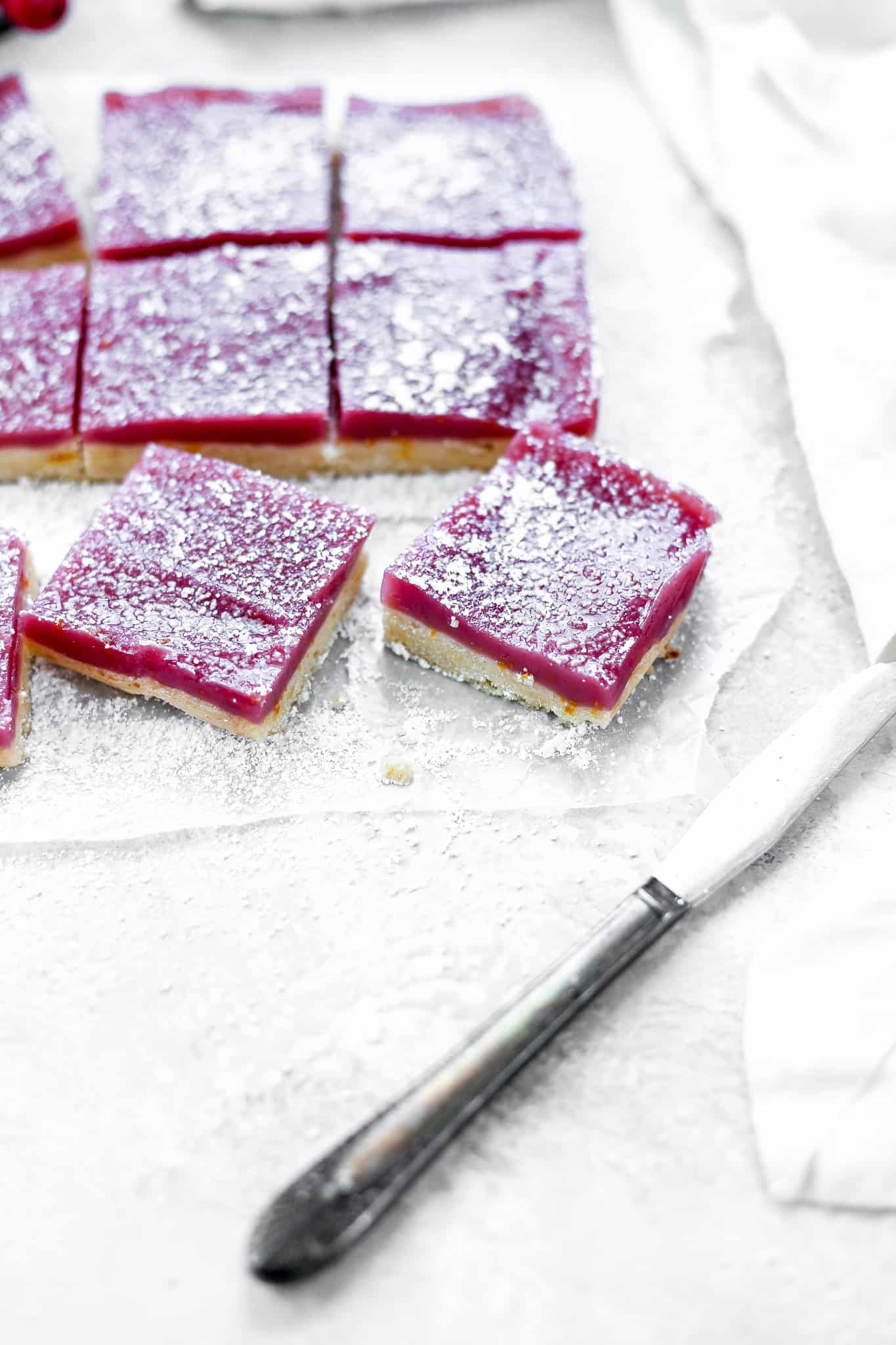 Vegan Blood Orange Bars