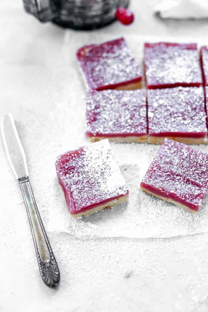 Vegan Blood Orange Bars