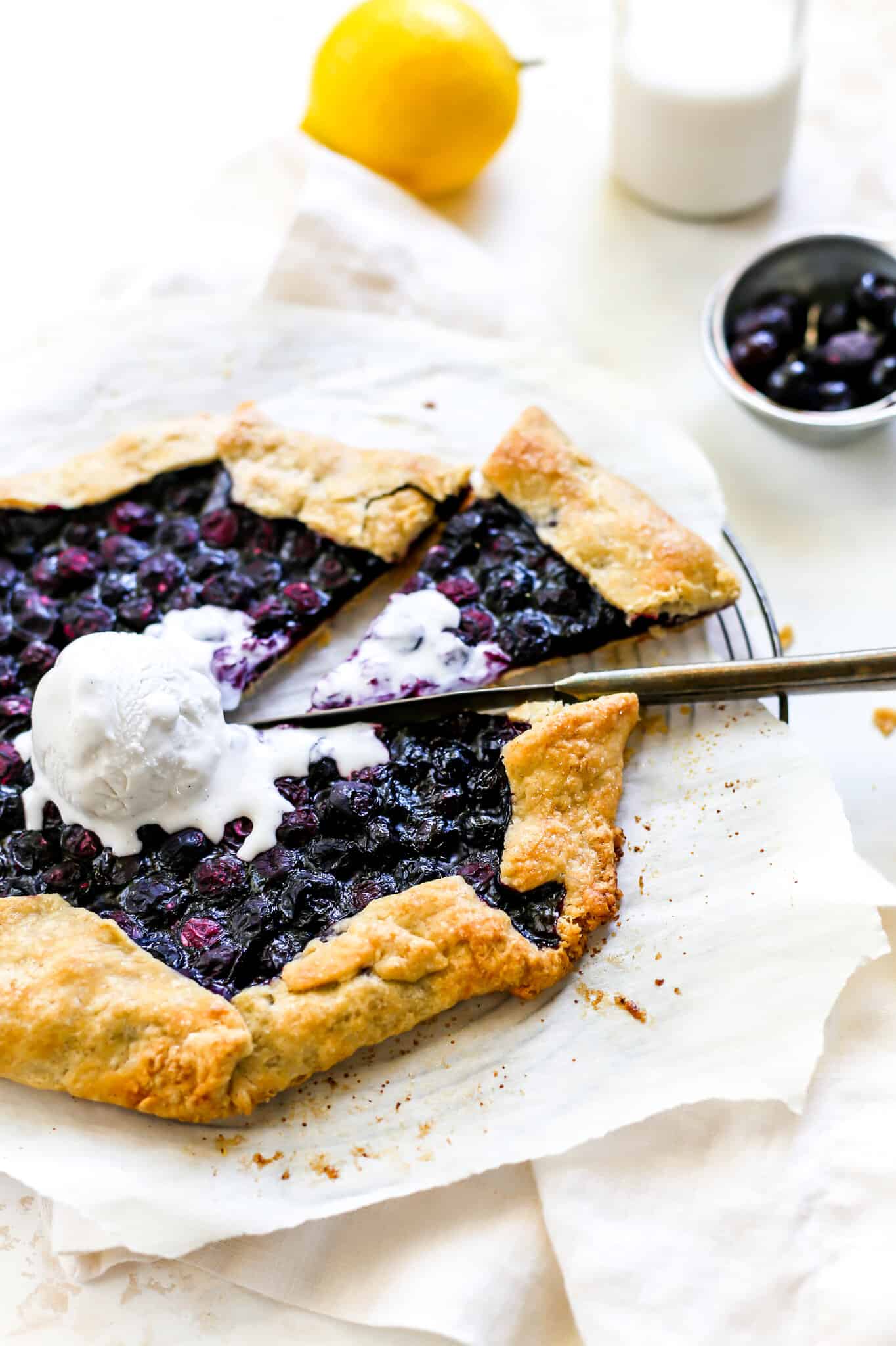 Vegan Blueberry Galette
