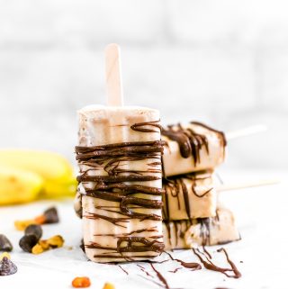 Vegan Chunky Monkey Popsicles