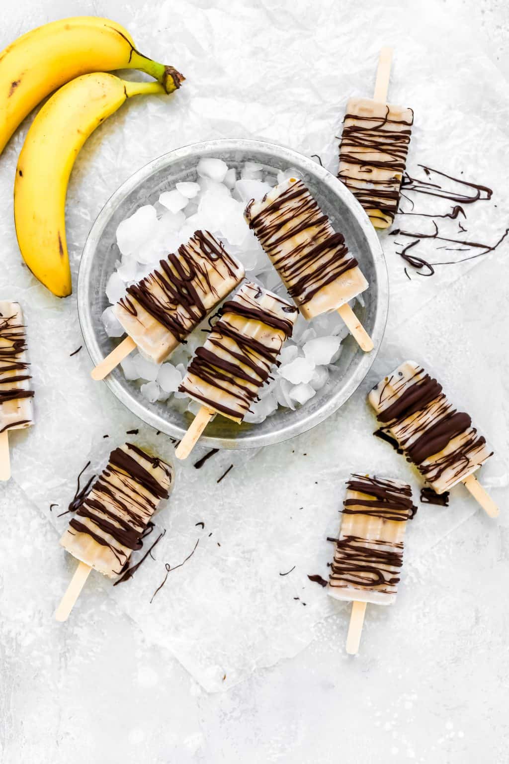 Vegan Chunky Monkey Popsicles