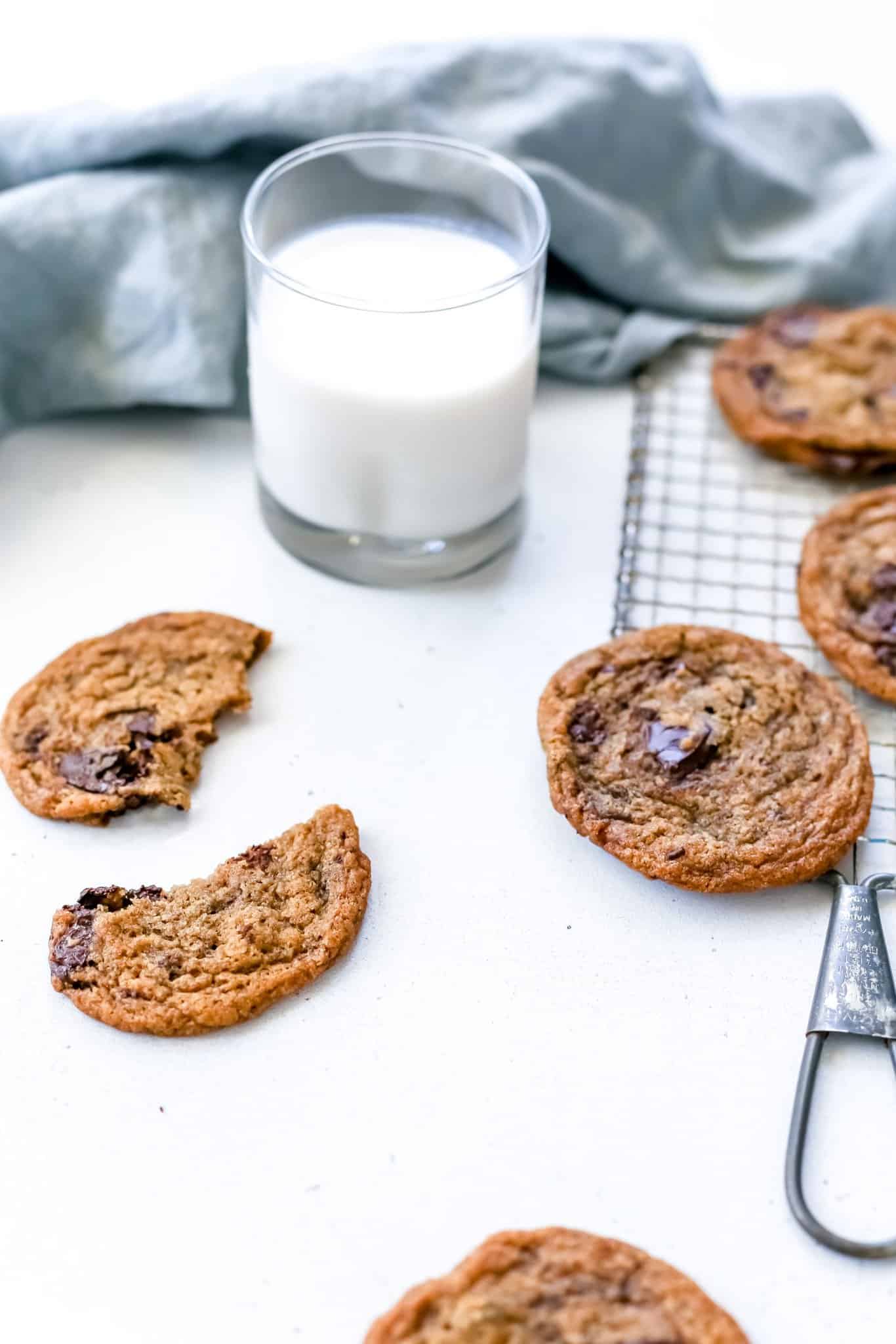 Vegan Toffee Chocolate Chip Cookies