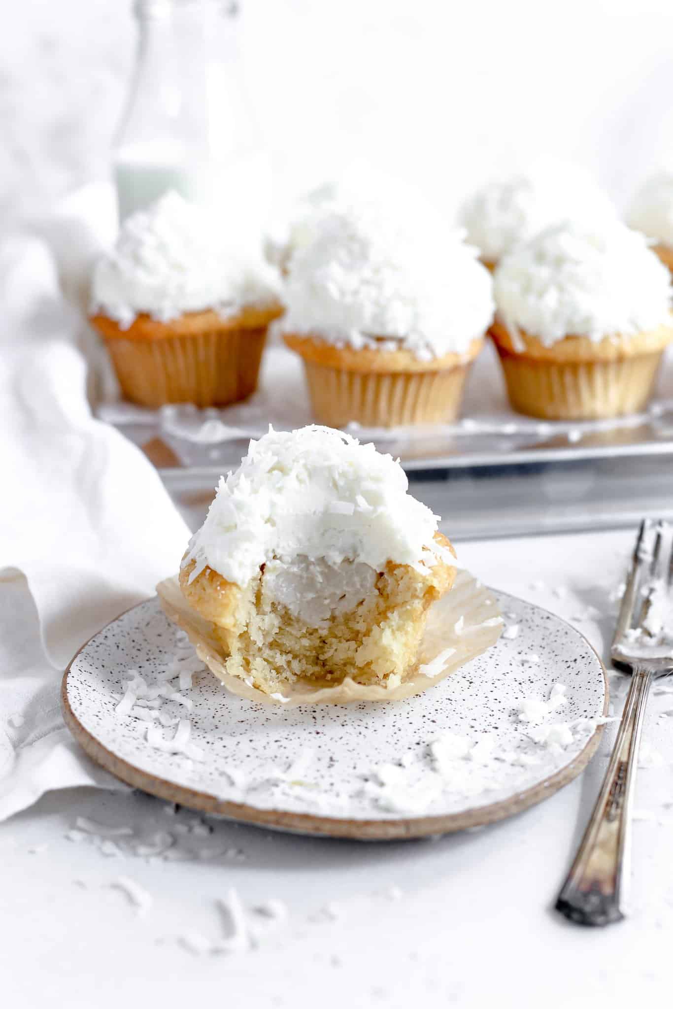 Vegan Coconut Cream Cupcakes