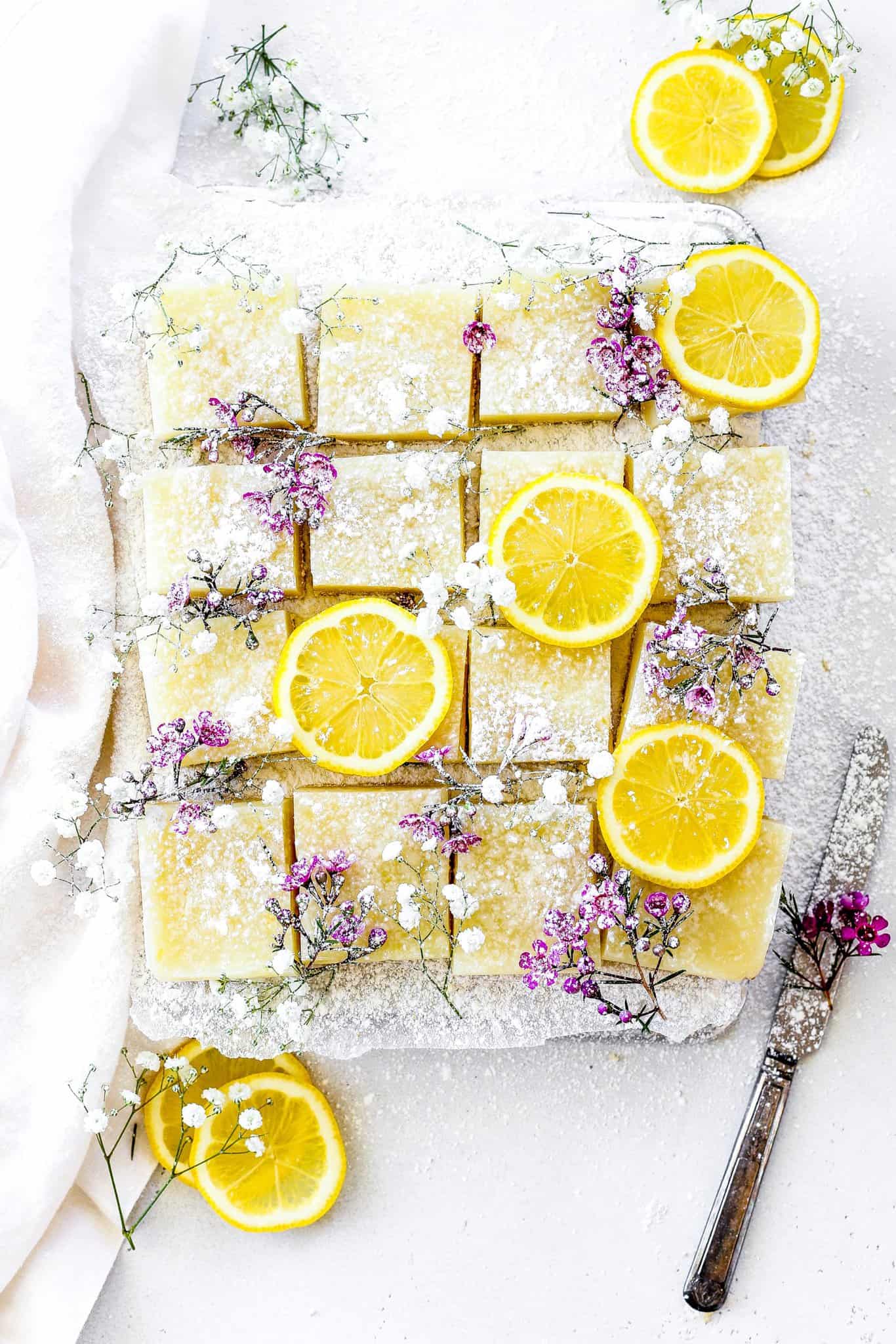 Vegan Lemon Drop Bars