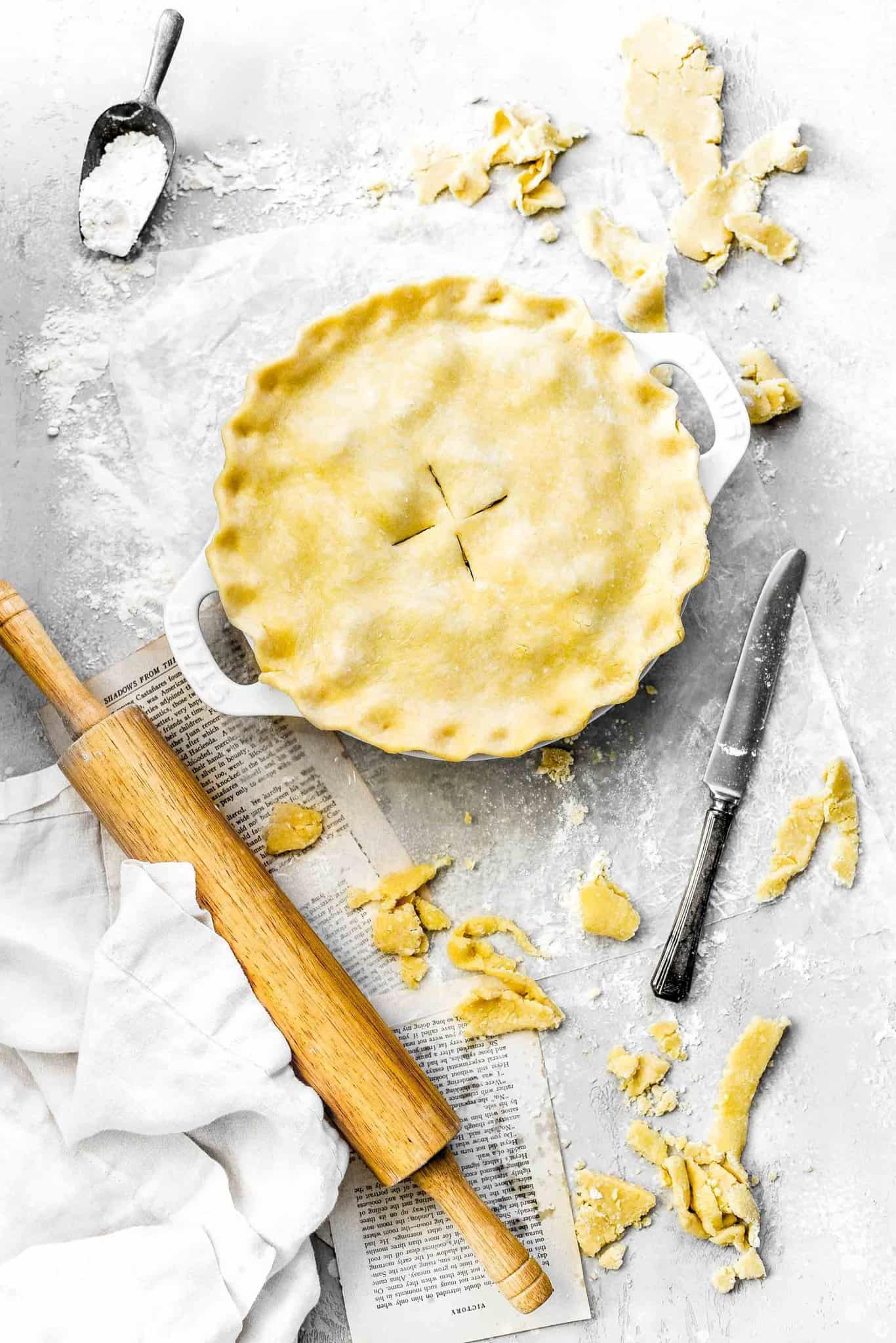 Vegan Pie Crust (Step by Step Instructions with Pictures)