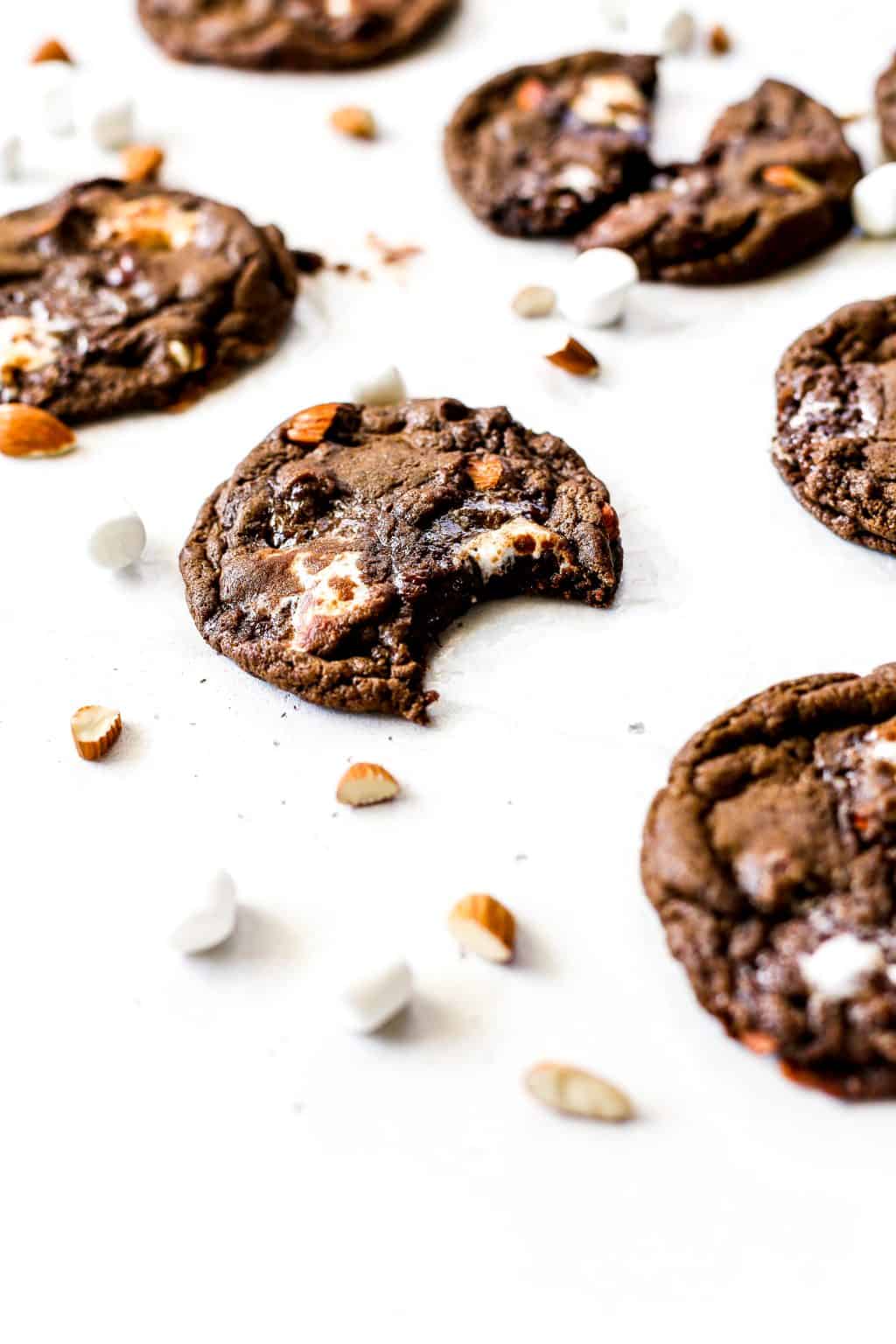 Vegan Rocky Road Cookies