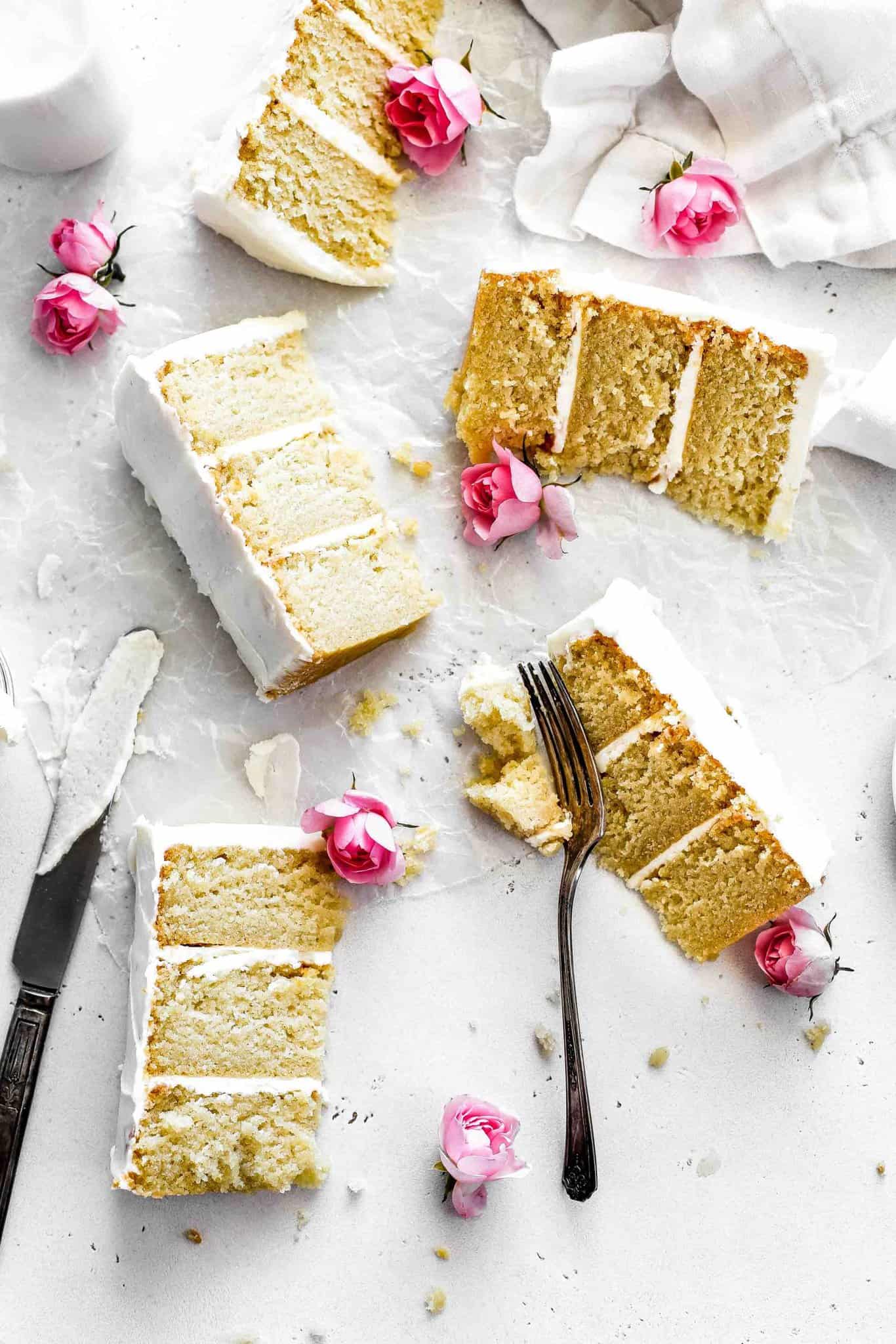 Vegan Vanilla Cake (Tips For Making Perfect Vegan Cakes)