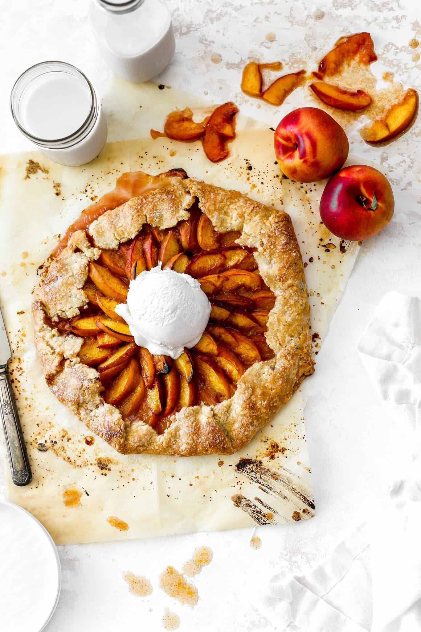 Vegan Nectarine Galette
