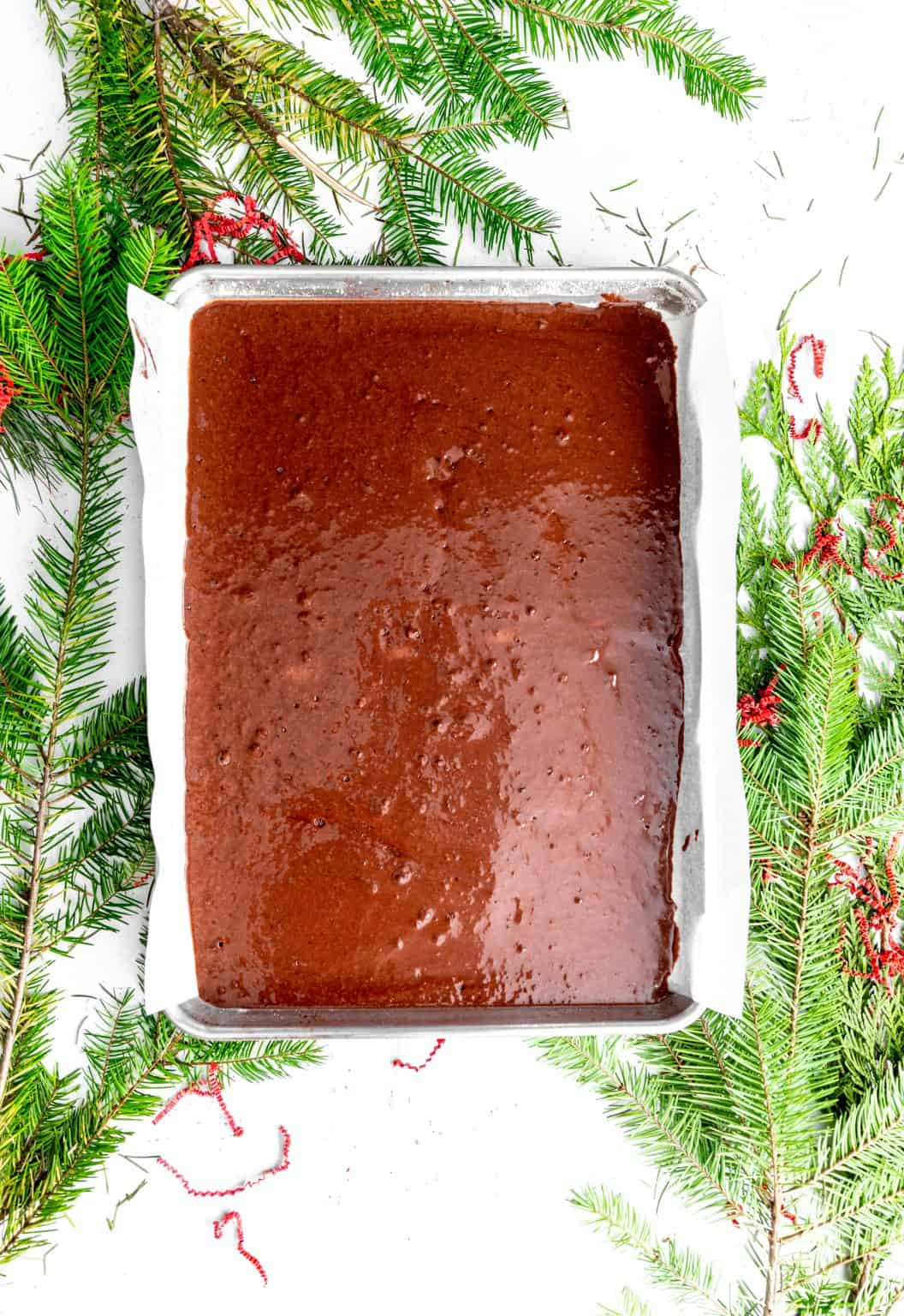 Vegan Chocolate Peppermint Yule Log