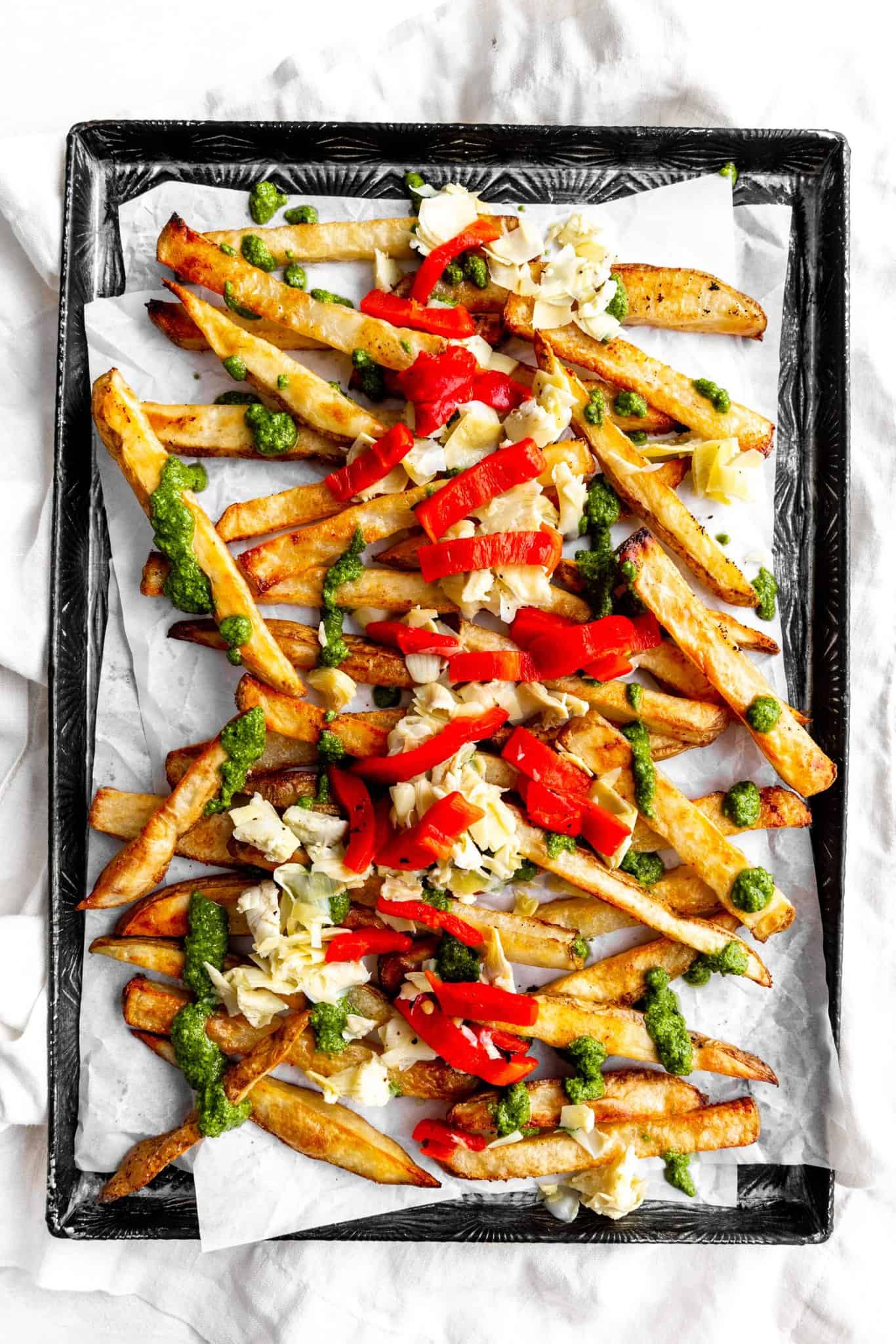 Artichoke Pesto Fries