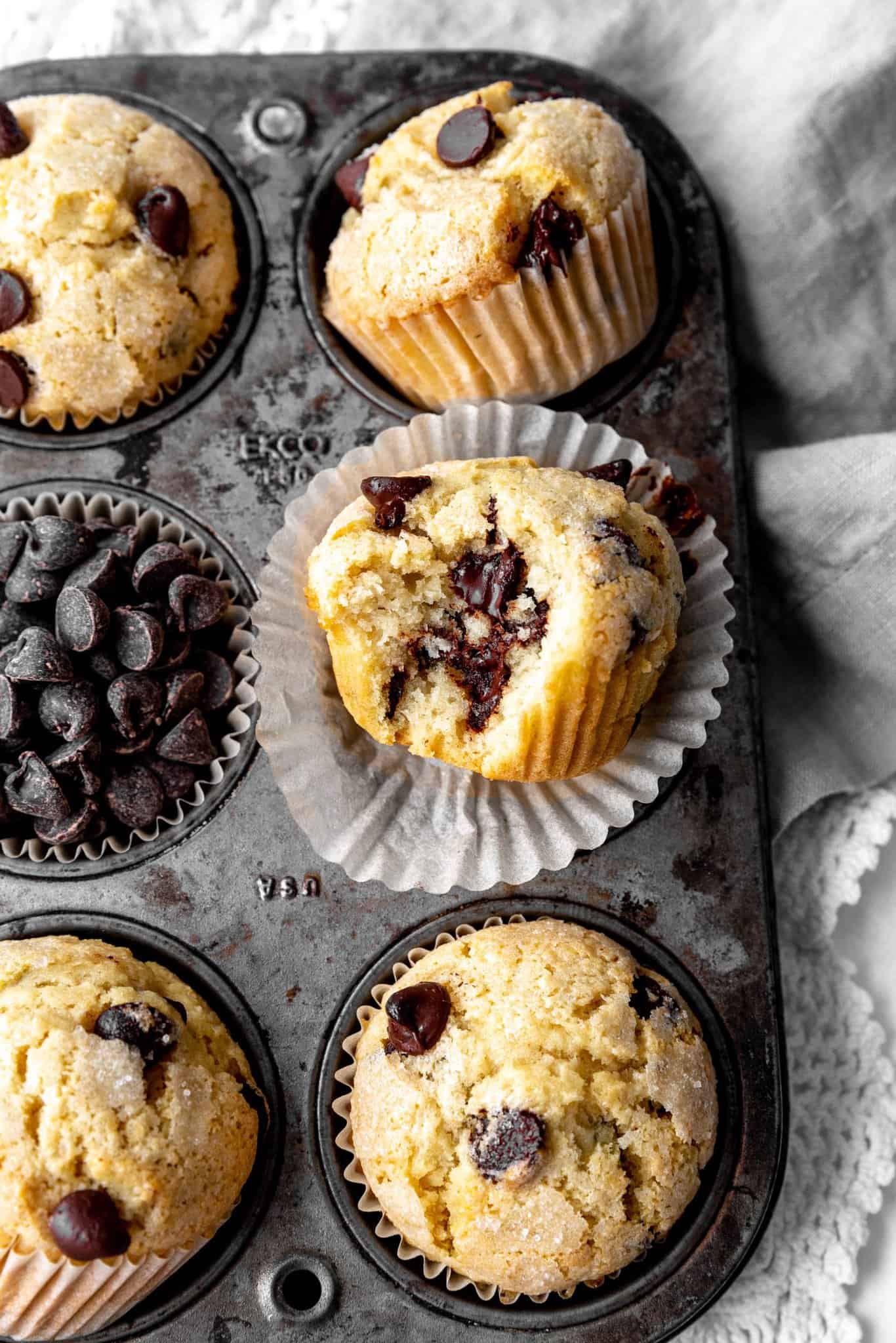 Vegan Chocolate Chip Muffins