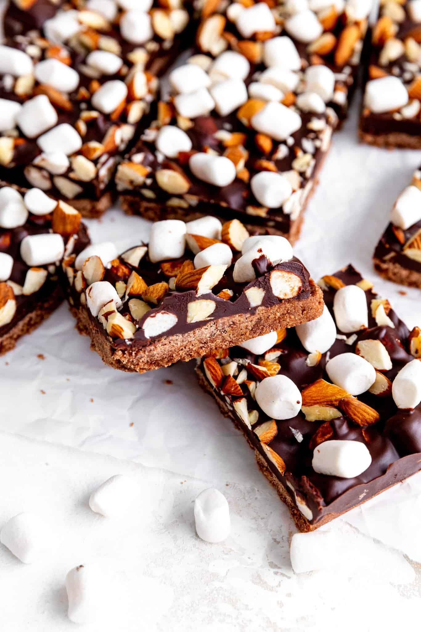 Vegan Rocky Road Bars