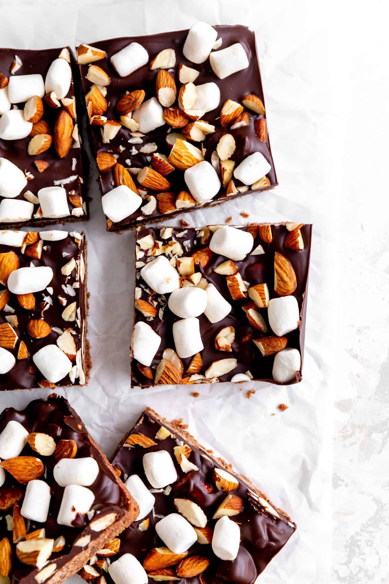 Vegan Rocky Road Bars