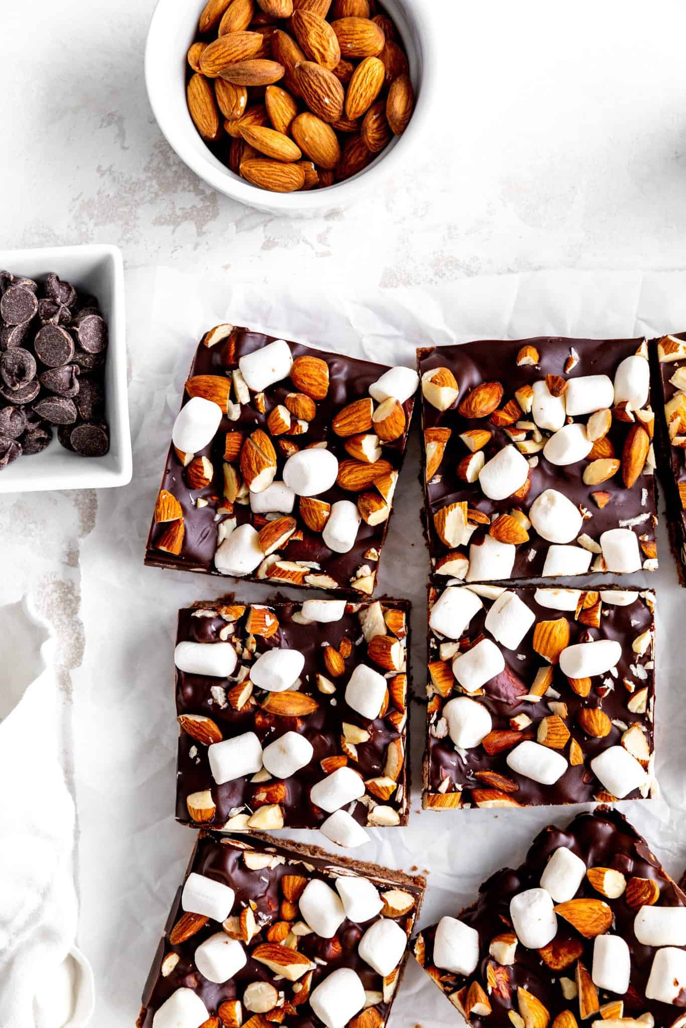 Vegan Rocky Road Bars