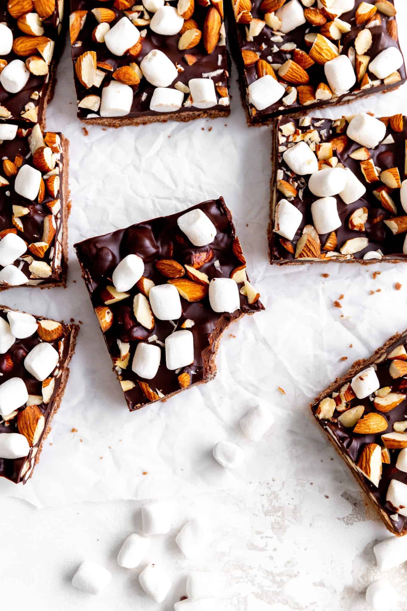 Vegan Rocky Road Bars