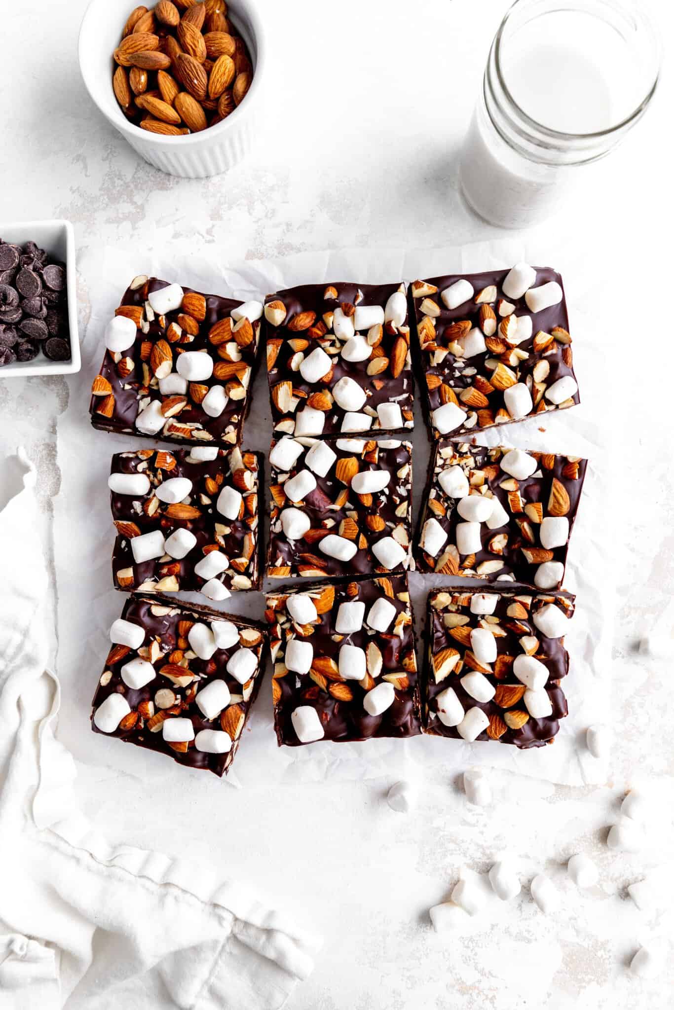 Vegan Rocky Road Bars