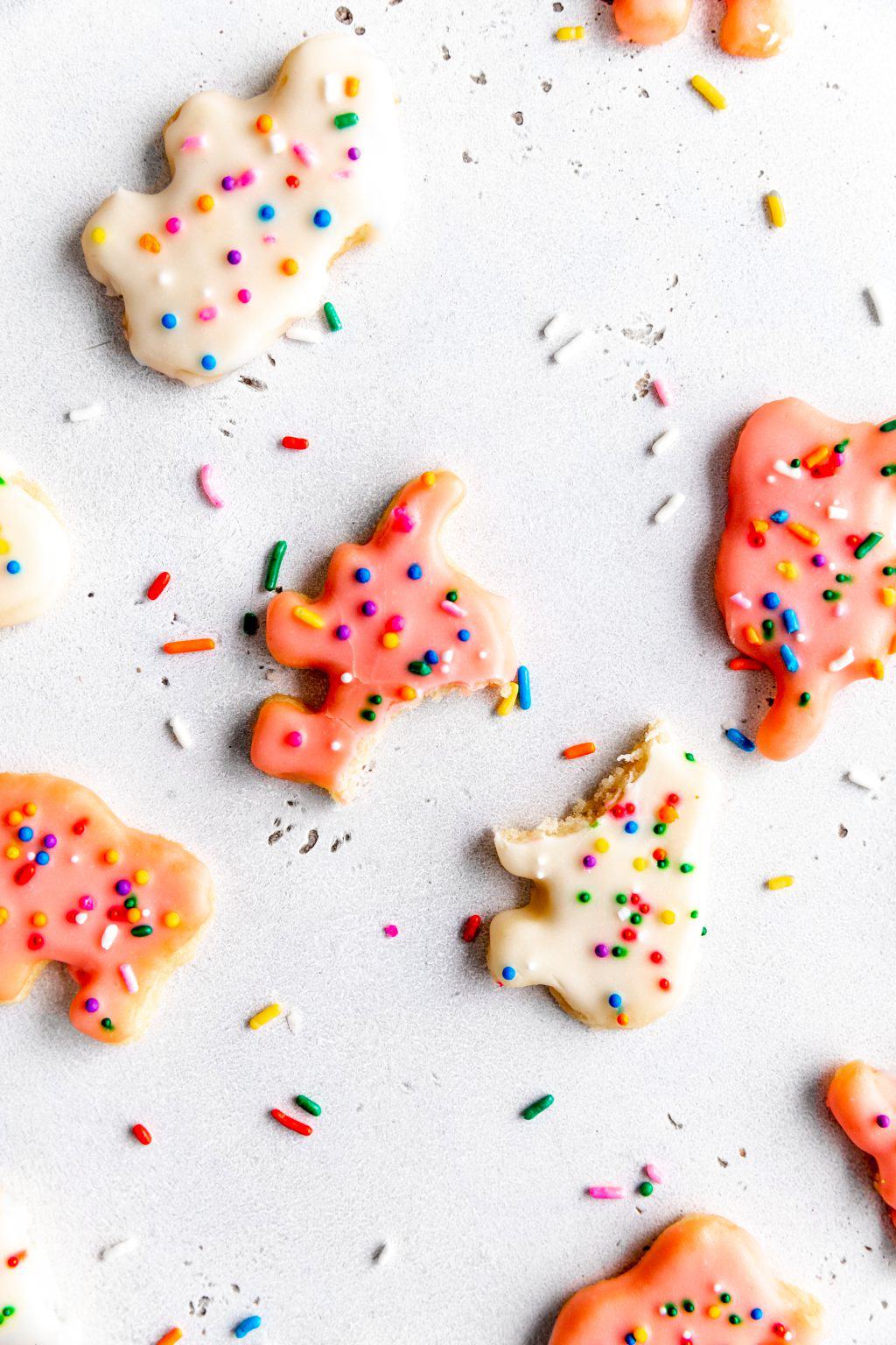 Vegan Frosted Animal Cookies (Mother's Circus Animal Copycat)