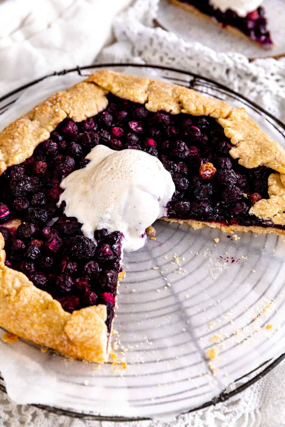 Vegan Blueberry Galette