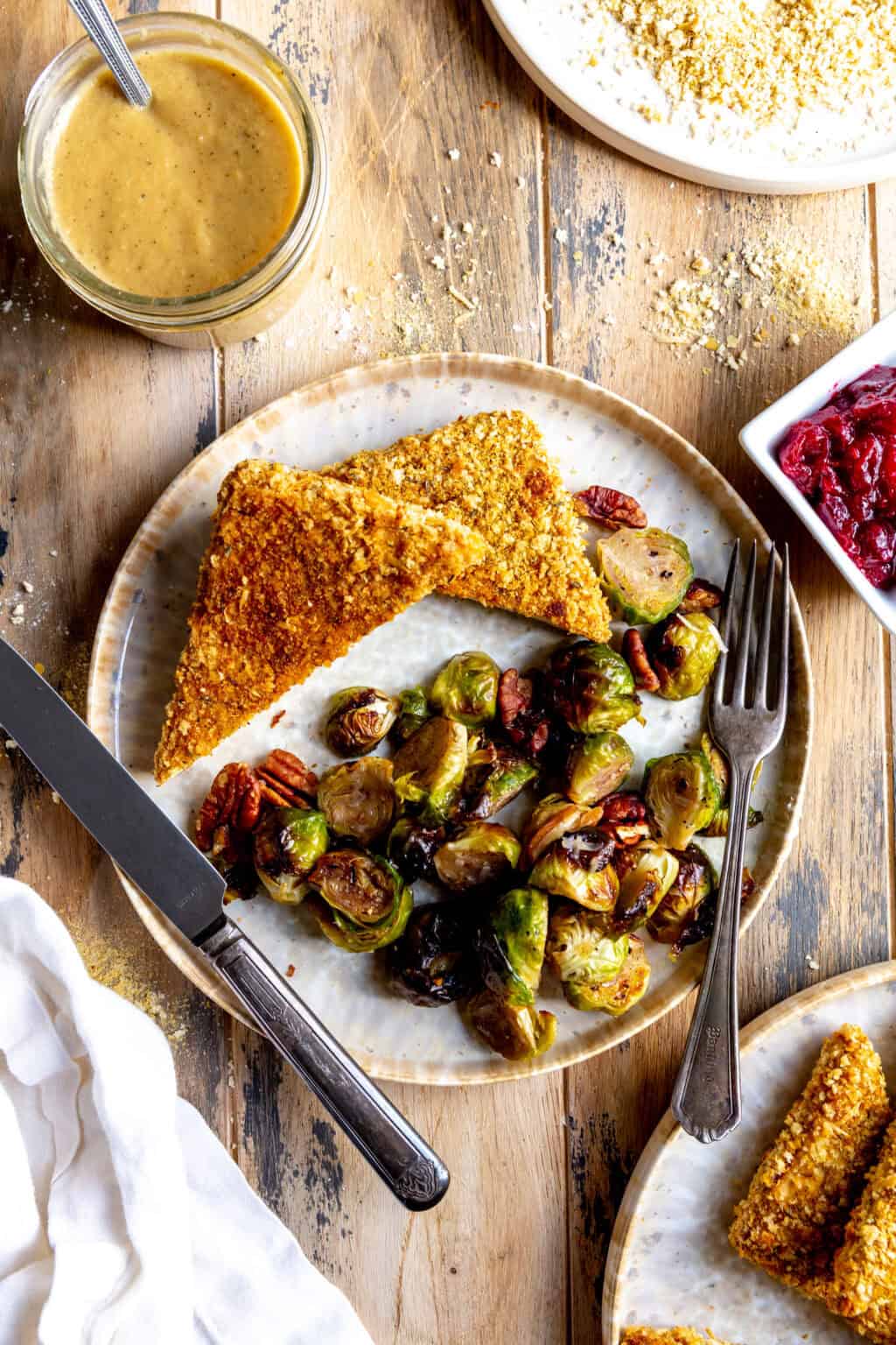 Crispy Holiday Tofu Cutlets